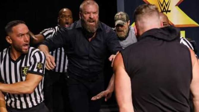 Triple H Challenges Pat Mcafee To Meet Adam Cole In The Ring At Nxt