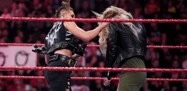 NXT Women's Champion Rhea Ripley Shows Up On RAW And Punches Charlotte ...