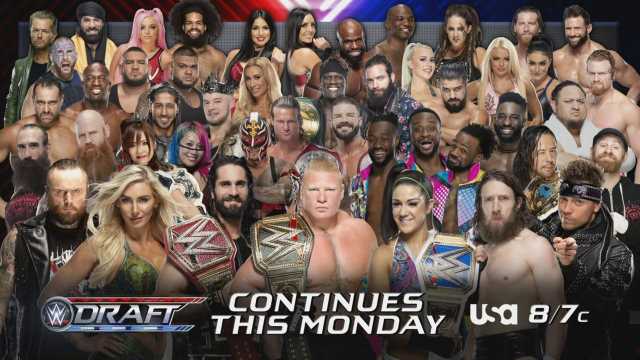 2019 WWE Draft: Raw And SmackDown Rosters Following Monday Night Raw 10 ...