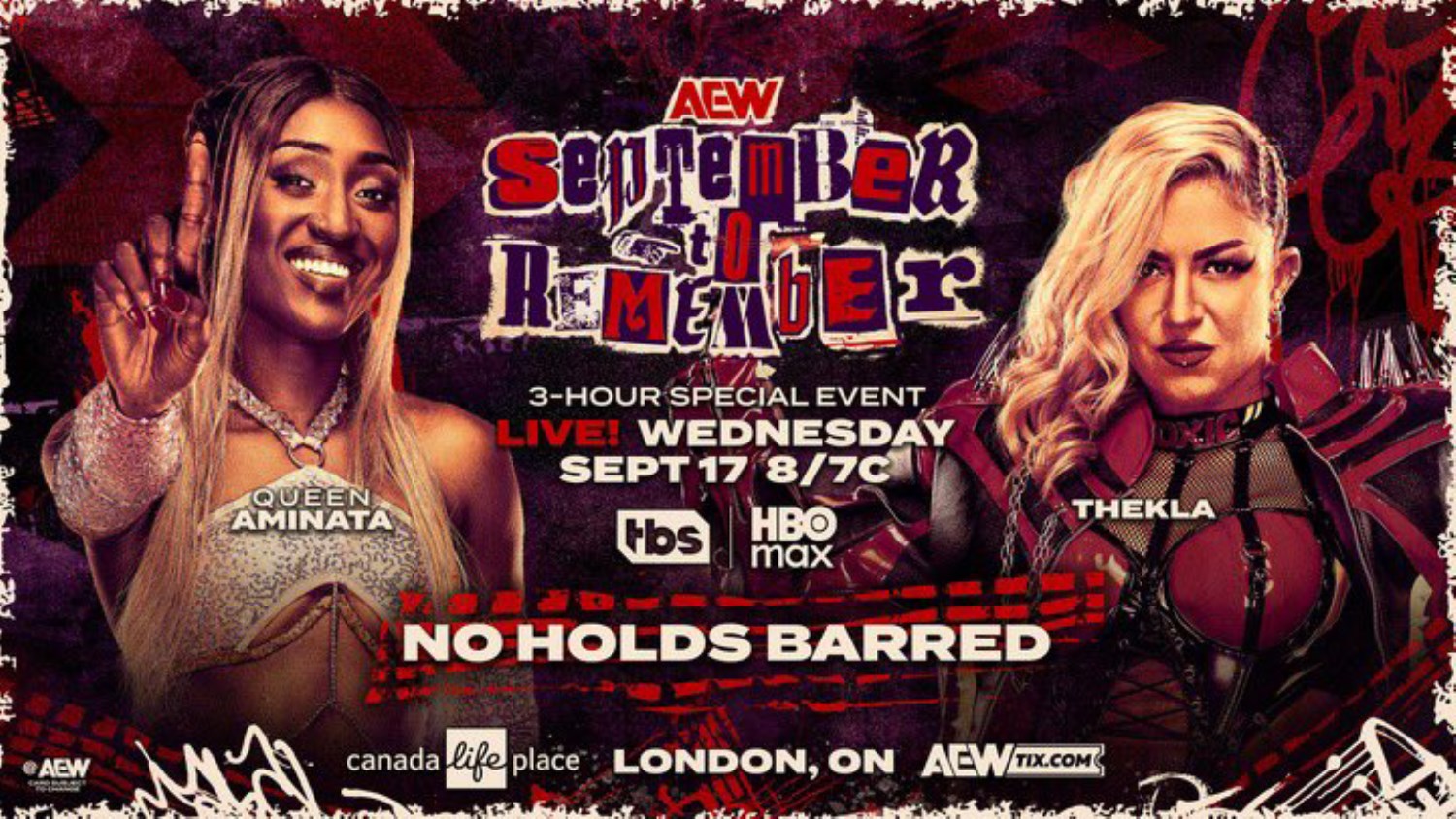 A No Holds Barred Match Confirmed For AEW's SEPTEMBER TO REMEMBER Special