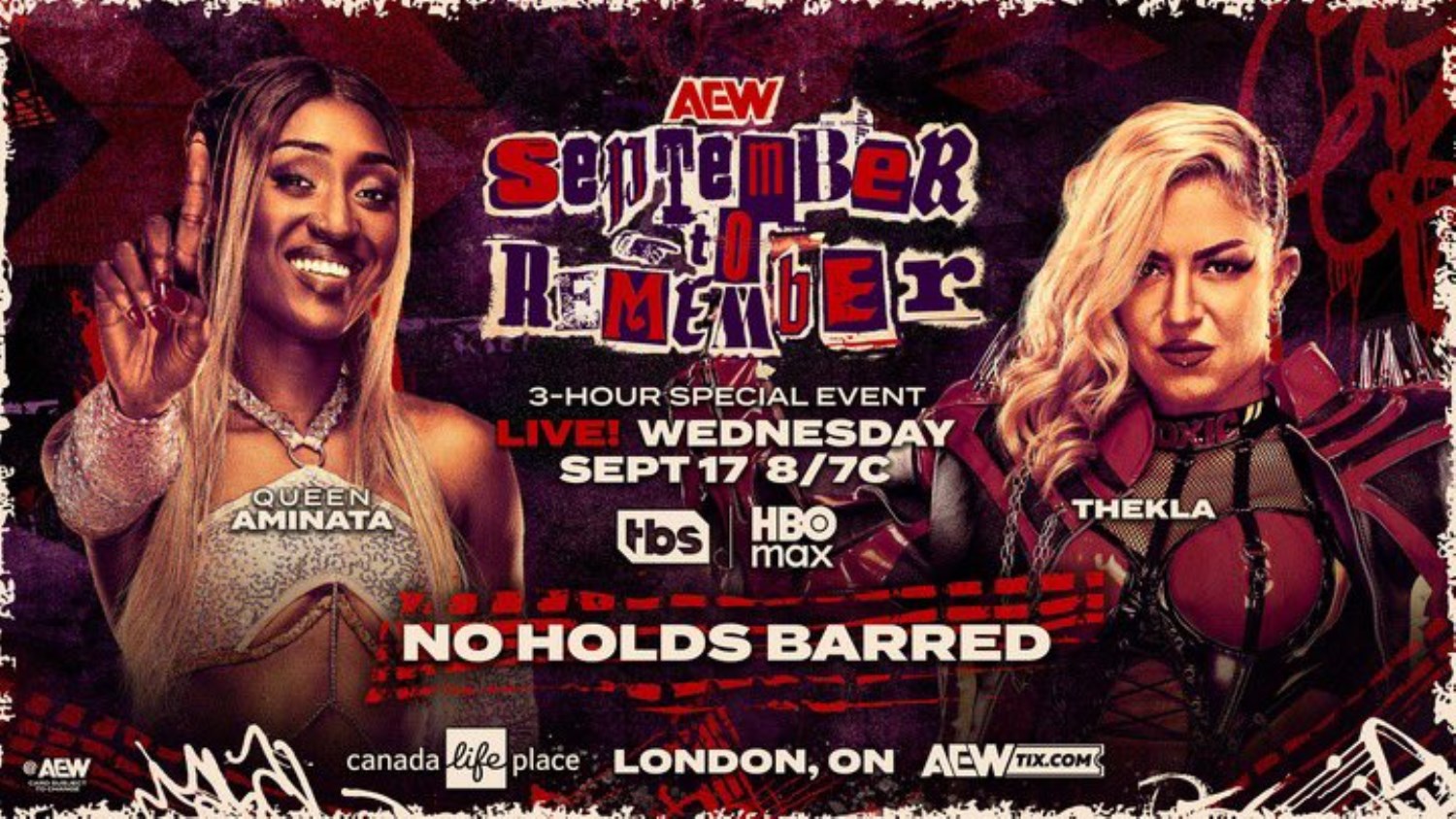 A No Holds Barred Match Is Scheduled For AEW's Special SEPTEMBER TO ...