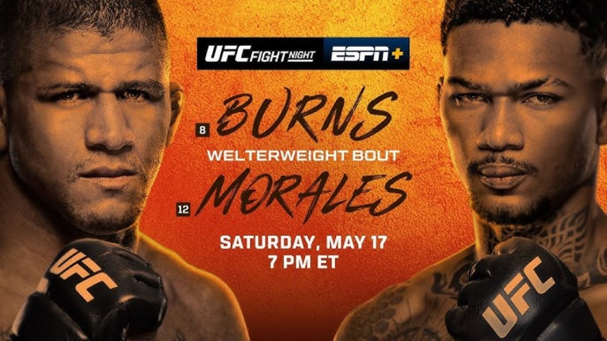 A Welterweight Clash Between Gilbert Burns And Michael Morales ...