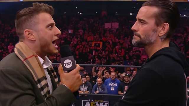 AEW DYNAMITE Kicked Off With An Epic CM Punk/MJF Promo Referencing UFC ...