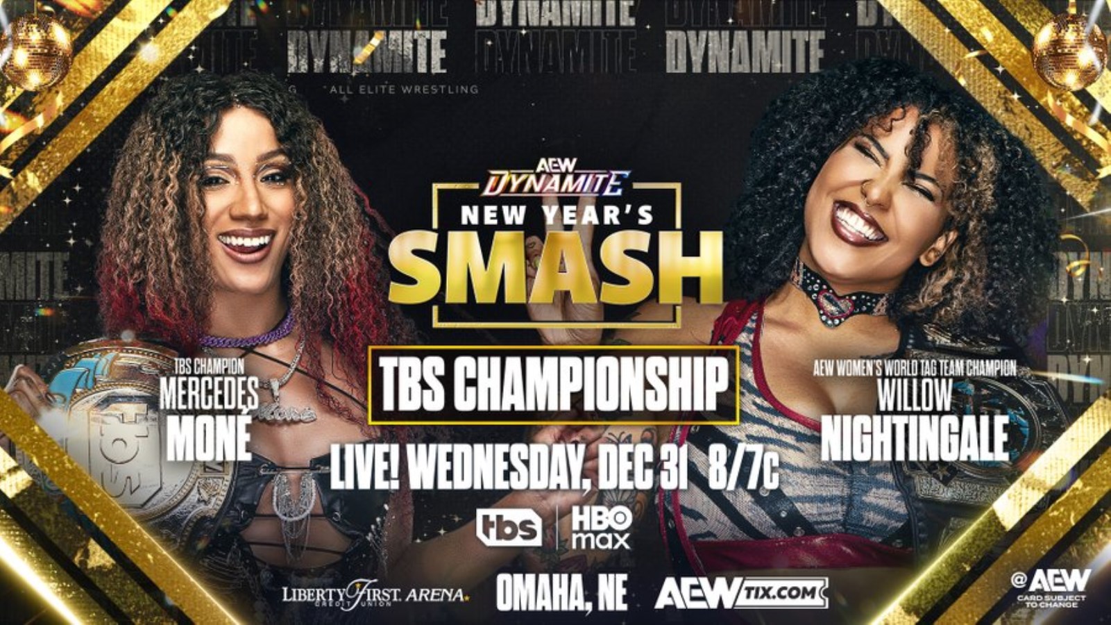 AEW DYNAMITE NEW YEAR'S SMASH Results: December 31, 2025 - Ricochet vs ...