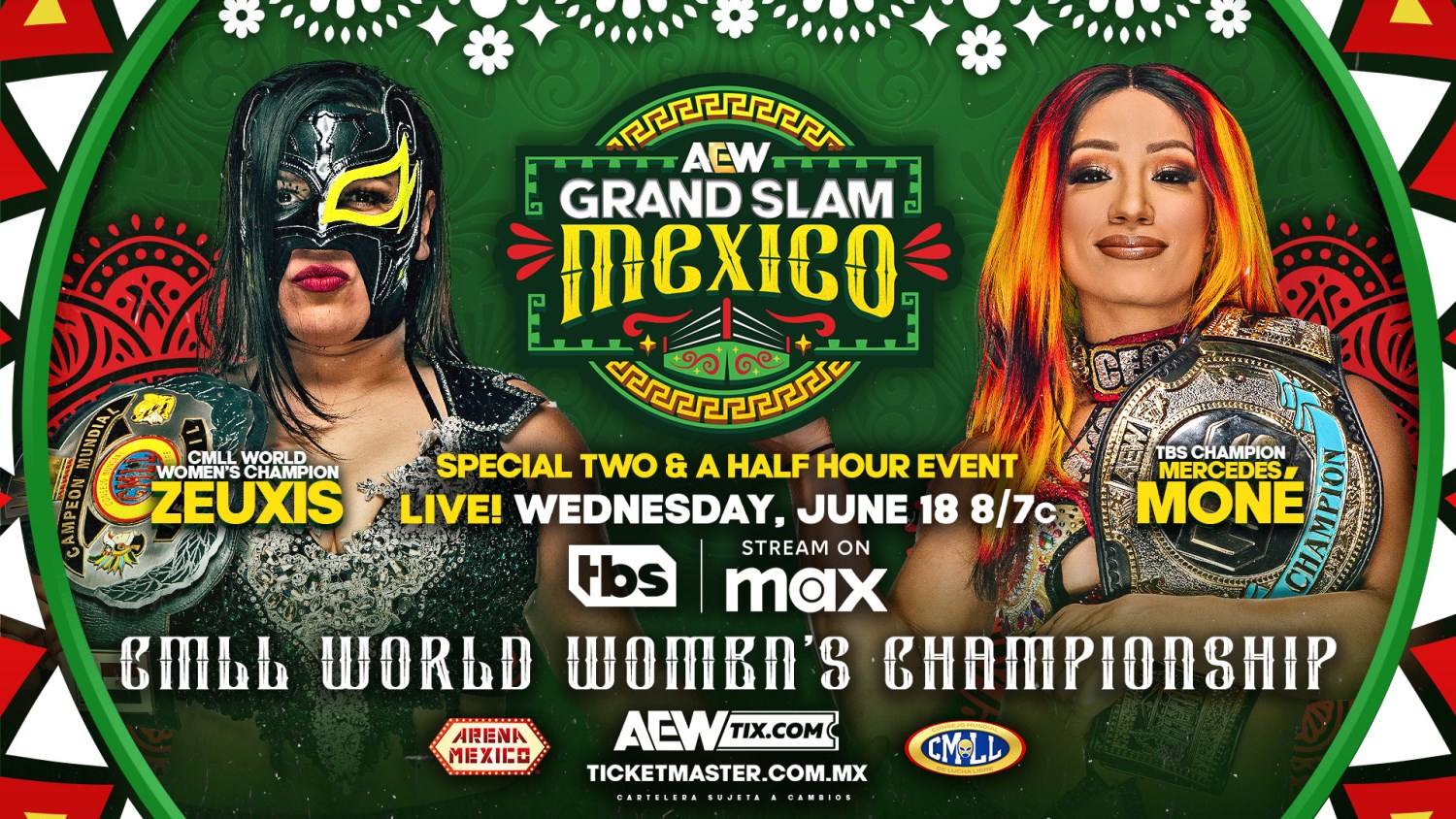 AEW Grand Slam Mexico Dynamite Results: June 18, 2025 - MJF vs Mistico, Mercedes Mone vs Zeuxis ...