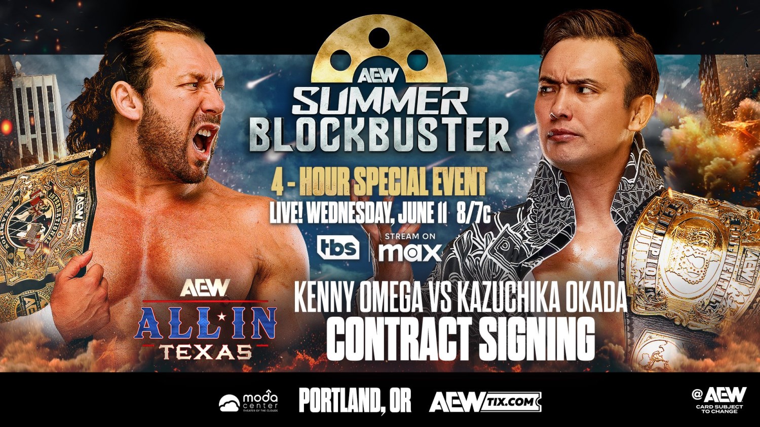 AEW Summer Blockbuster Dynamite & Collision Results: June 11, 2025 - Will Ospreay vs Swerve ...
