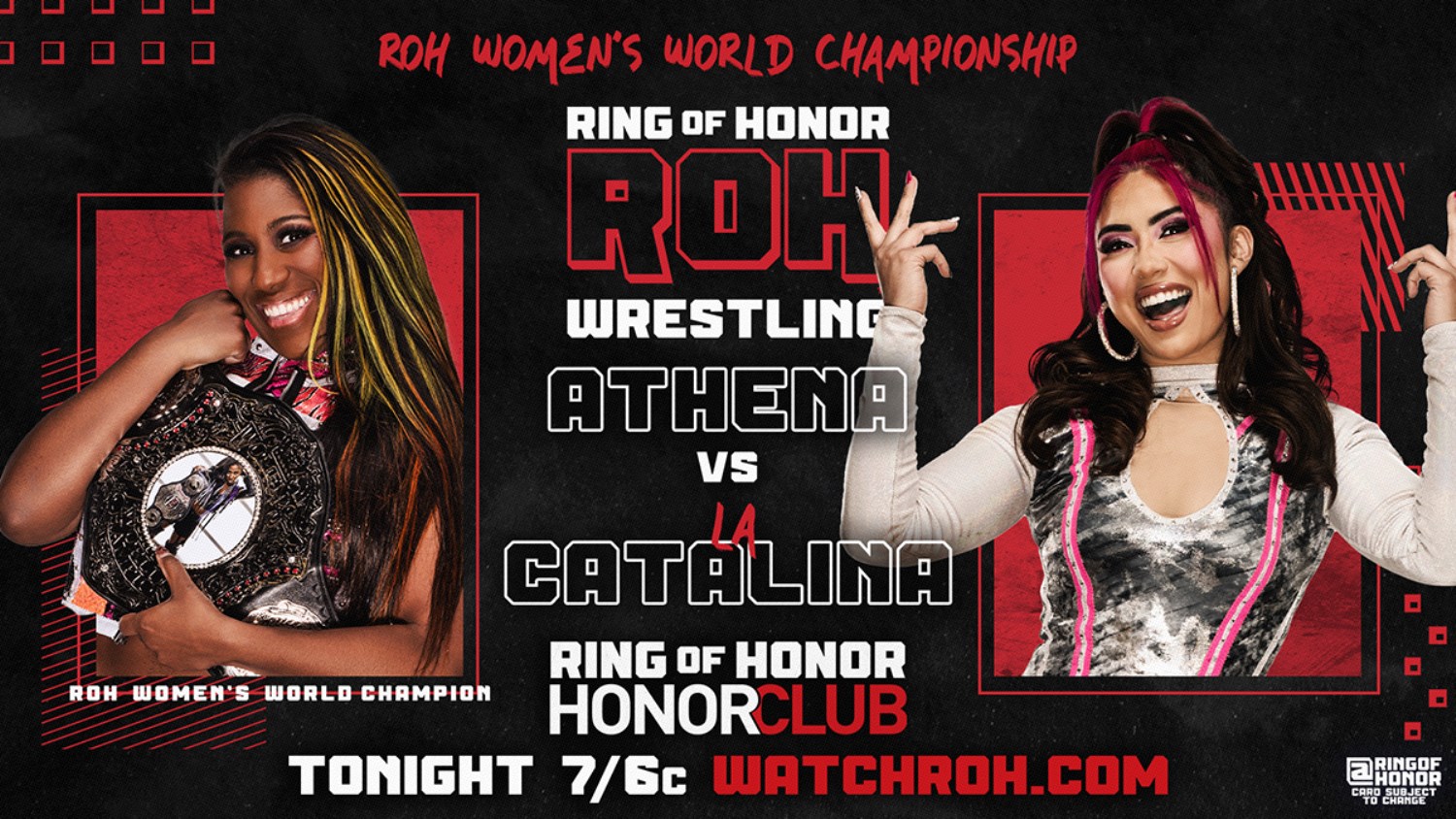 Athena Will Defend The ROH Women's World Title On Tonight's Episode
