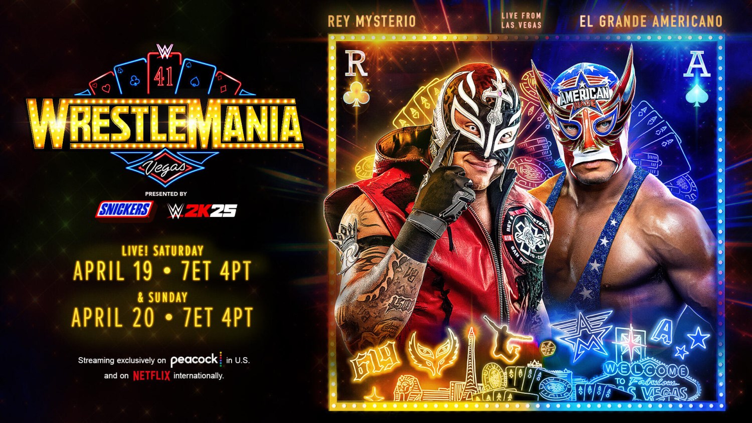 El Grande Americano vs. Rey Mysterio Added To WWE WrestleMania 41 Card
