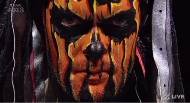 Finn Balor Debuted Some Creepy New Halloween Demon Face-Paint Tonight ...