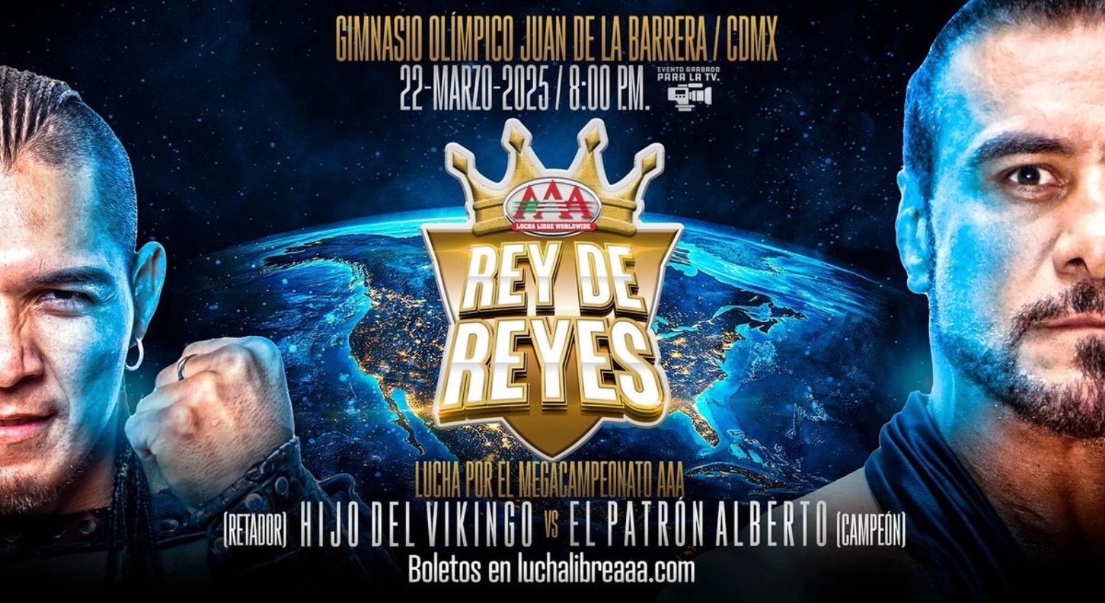 Hijo Del Vikingo Will Challenge Alberto El Patron For The AAA Mega ...