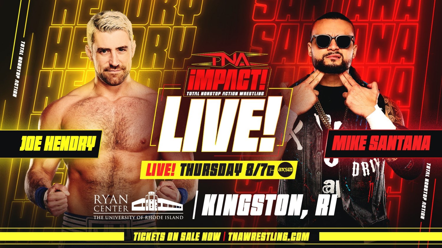 Joe Hendry vs. Mike Santana Is Scheduled For Tonight's TNA IMPACT!
