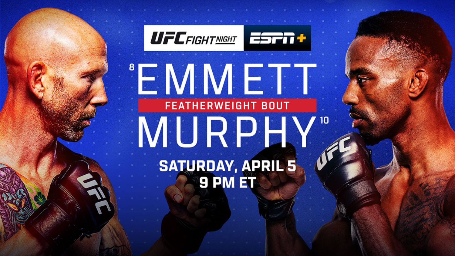 Josh Emmett And Lerone Murphy Will Headline UFC ON ESPN 65