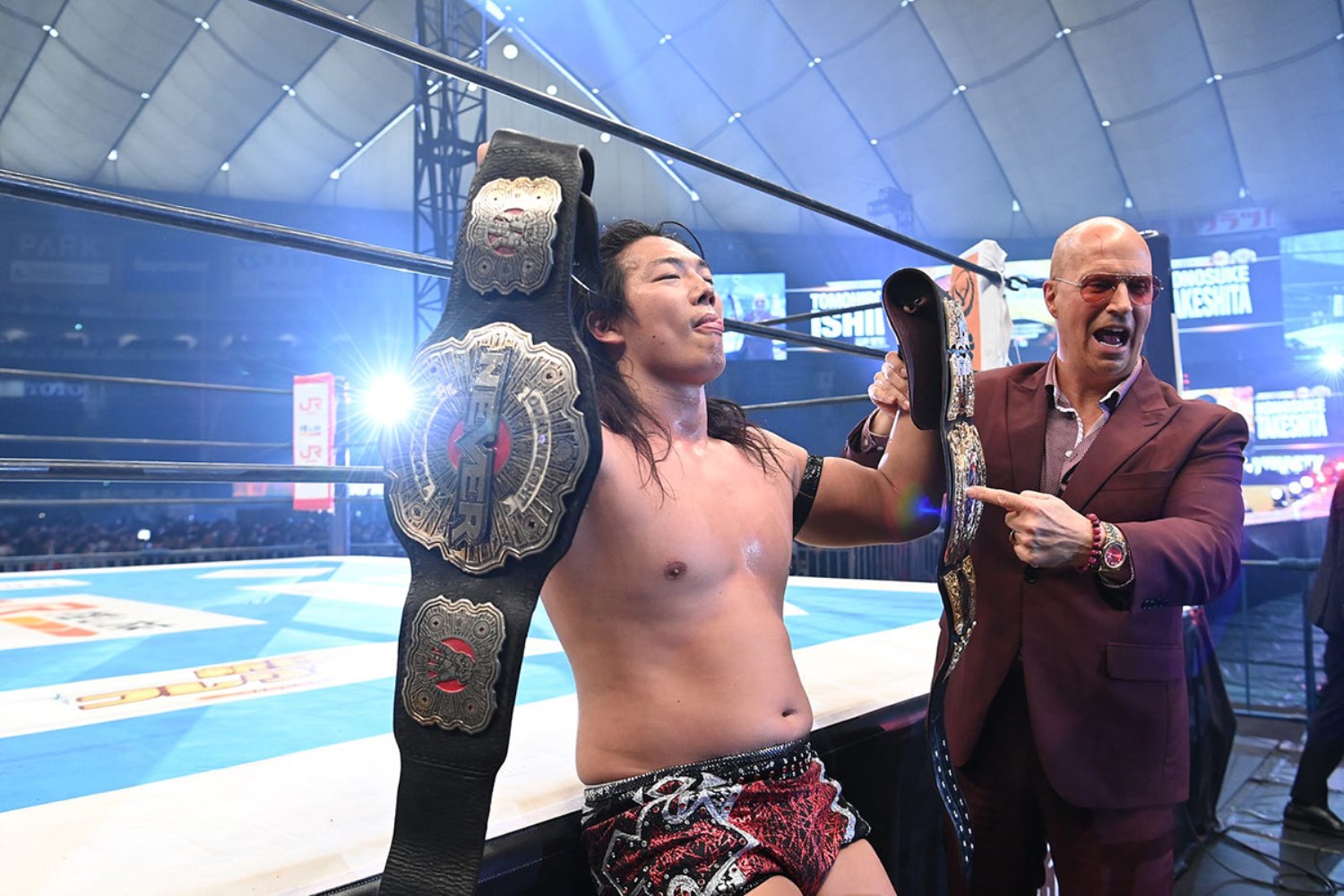 Konosuke Takeshita's First NEVER Openweight Title Match Has Been Made ...