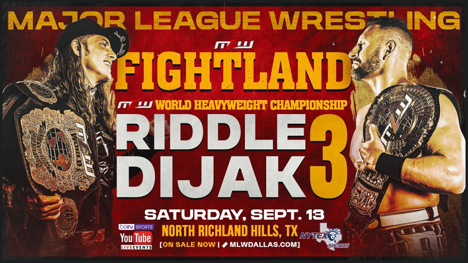Matt Riddle Will Defend The World Heavyweight Title At MLW FIGHTLAND