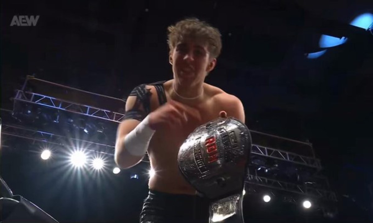 Nick Wayne Becomes Youngest-Ever AEW Singles Champion, Wins ROH World TV Title On Collision ...