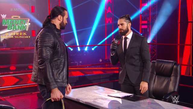 RAW's MITB WWE Championship Match Contract Signing Ends With A Claymore ...