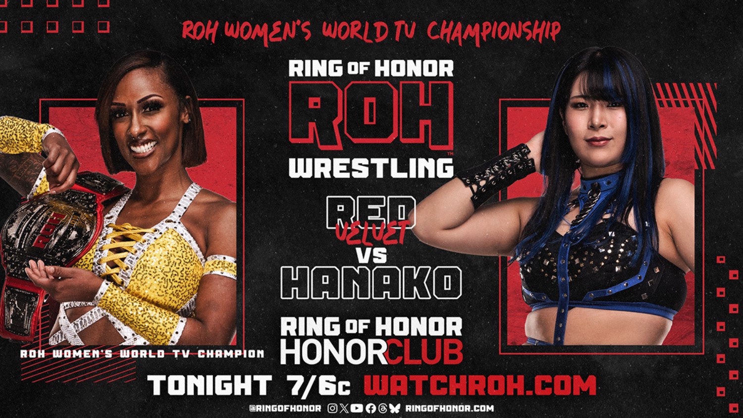Red Velvet Will Defend Her ROH Women's World TV Title On The First ...