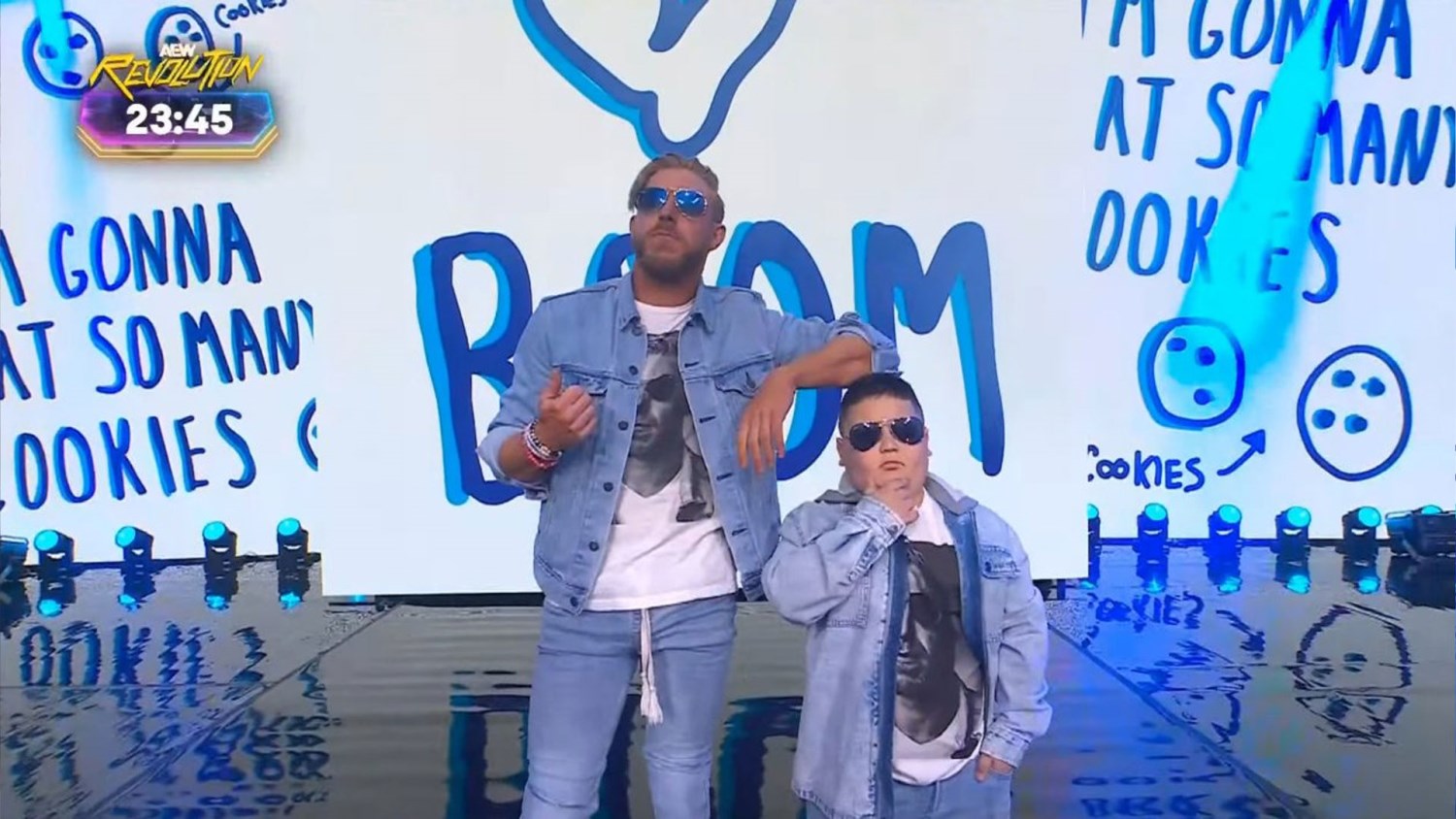 Rizzler Dressed As Orange Cassidy, Big Justice Powerbombs Mansoor On ...