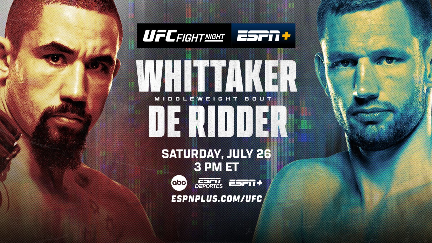 Robert Whittaker vs. Reinier de Ridder Headlines Tonight's UFC ABU DHABI