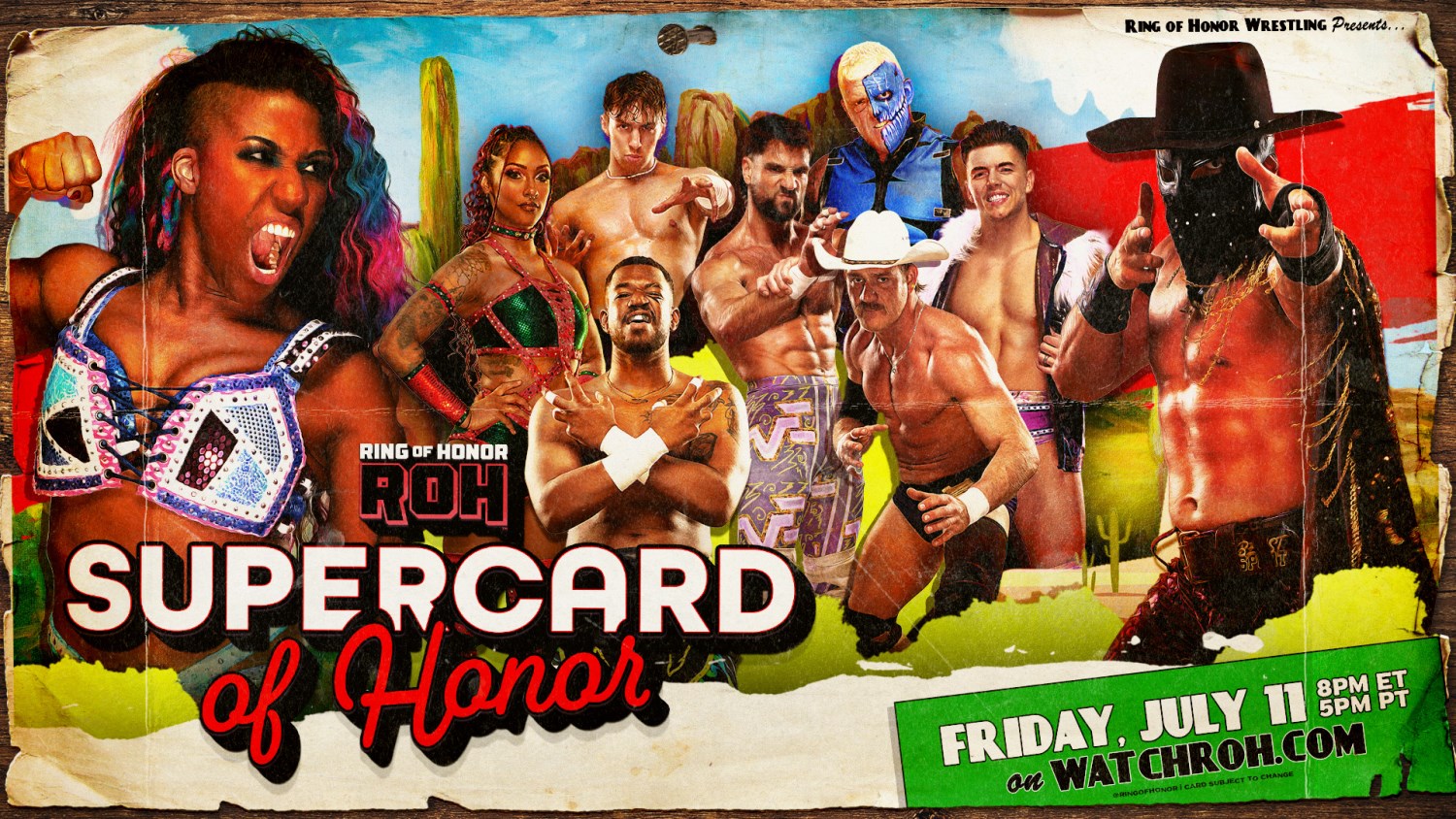 ROH Supercard of Honor 2025 PPV Results: Bandido vs Konosuke Takeshita, Athena vs Thunder Rosa ...