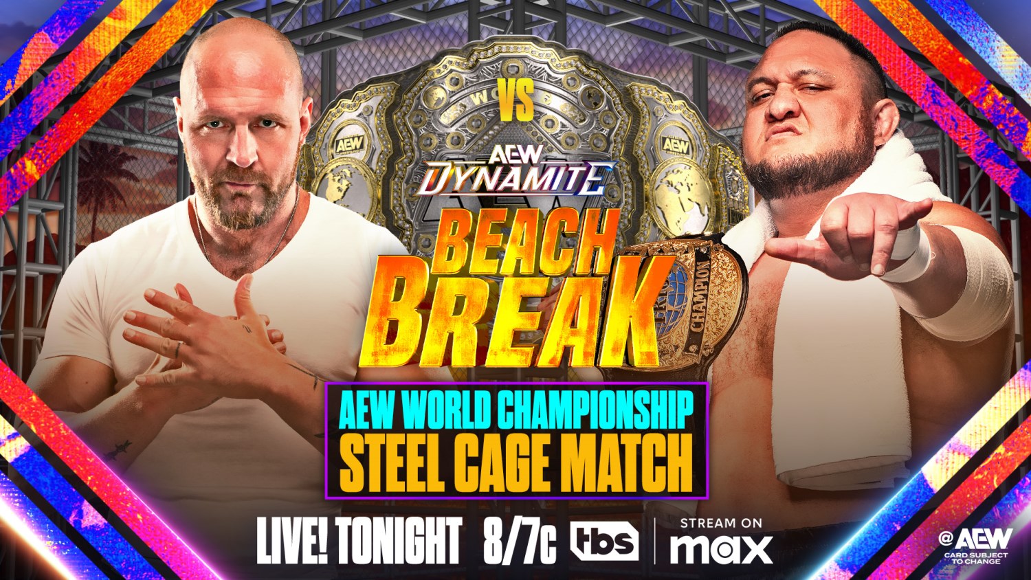 Samoa Joe Gets His Shot At The AEW World Title On Tonight's BEACH BREAK ...