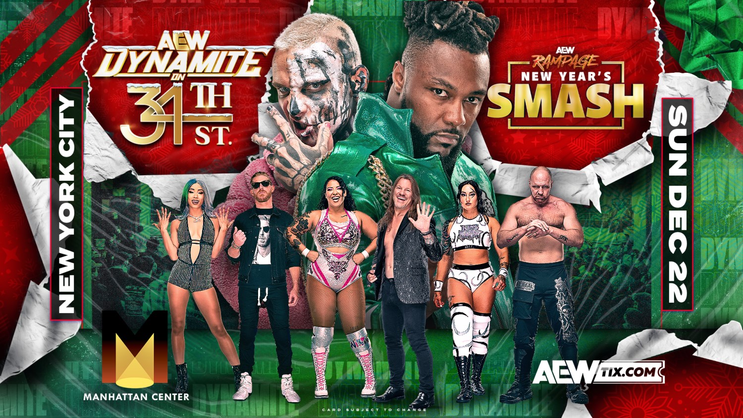 SPOILERS For AEW Dynamite on 34th Street & Updated AEW Continental ...