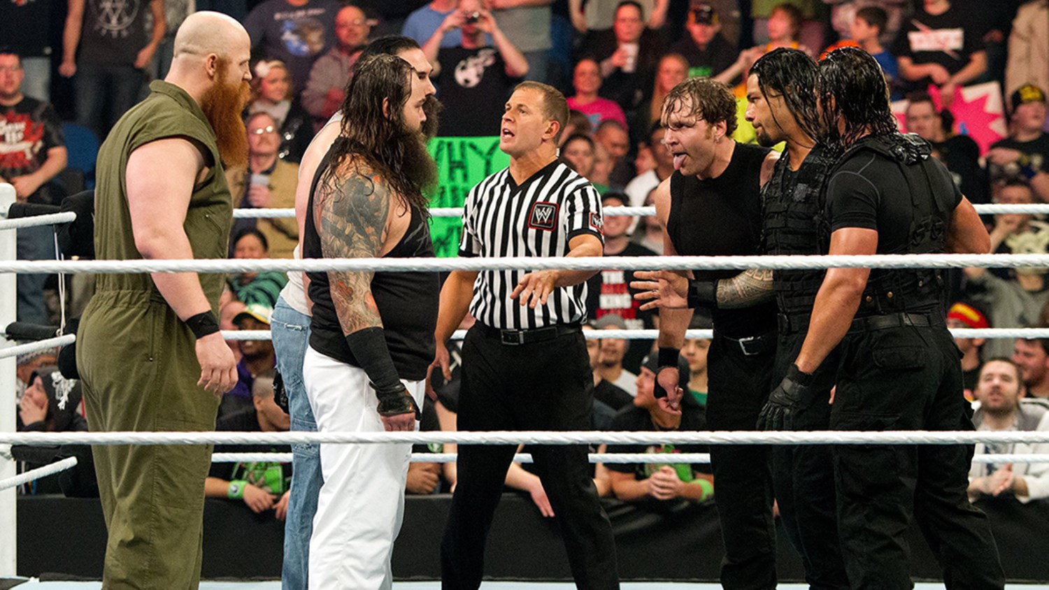 Ten Of The Best WWE Matches That Involve Crowd Brawling