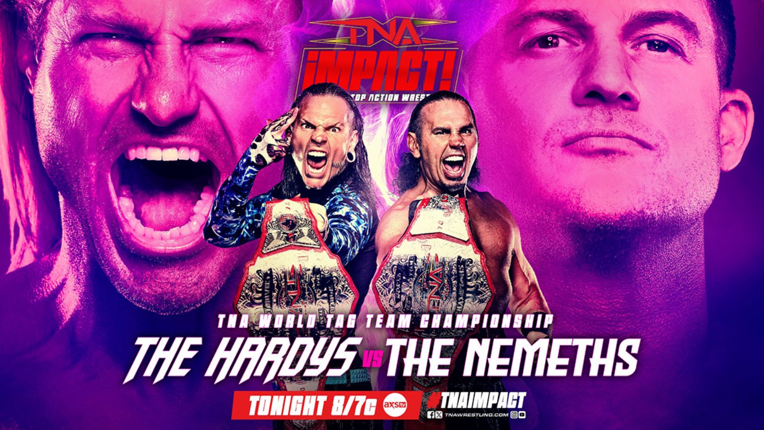 The Hardys Will Defend The TNA World Tag Team Titles Against The ...