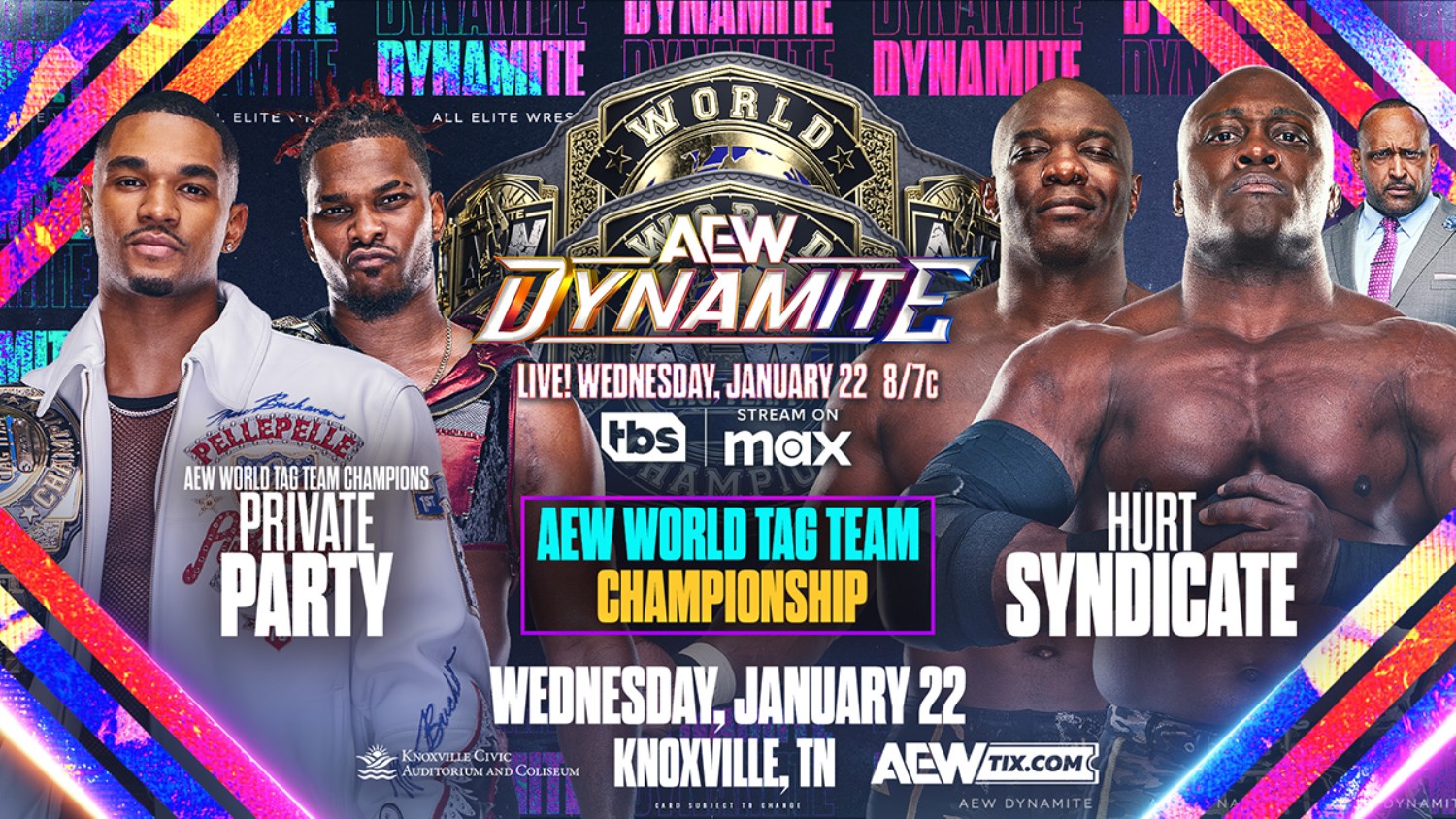 The Hurt Syndicate Will Get The Chance To Win The World Tag Team Titles On Tonight's AEW DYNAMITE