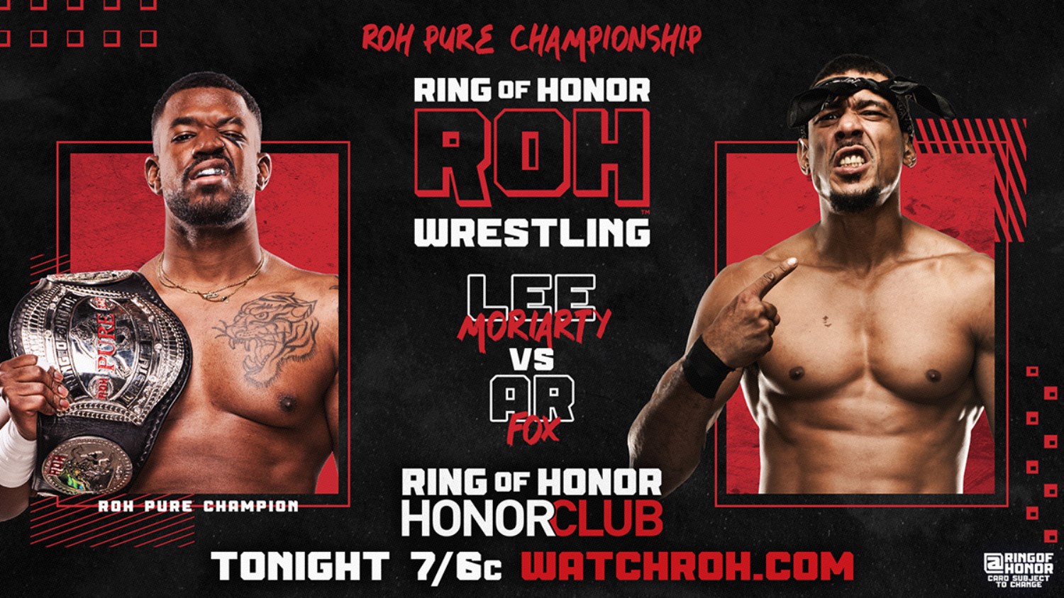 The ROH Pure Championship Will Be Defended On Tonight's Episode
