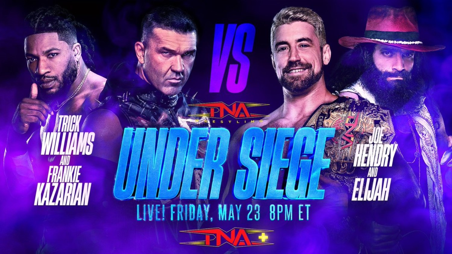 Three Big Championship Matches Will Take Place At TNA's UNDER SIEGE SPECIAL