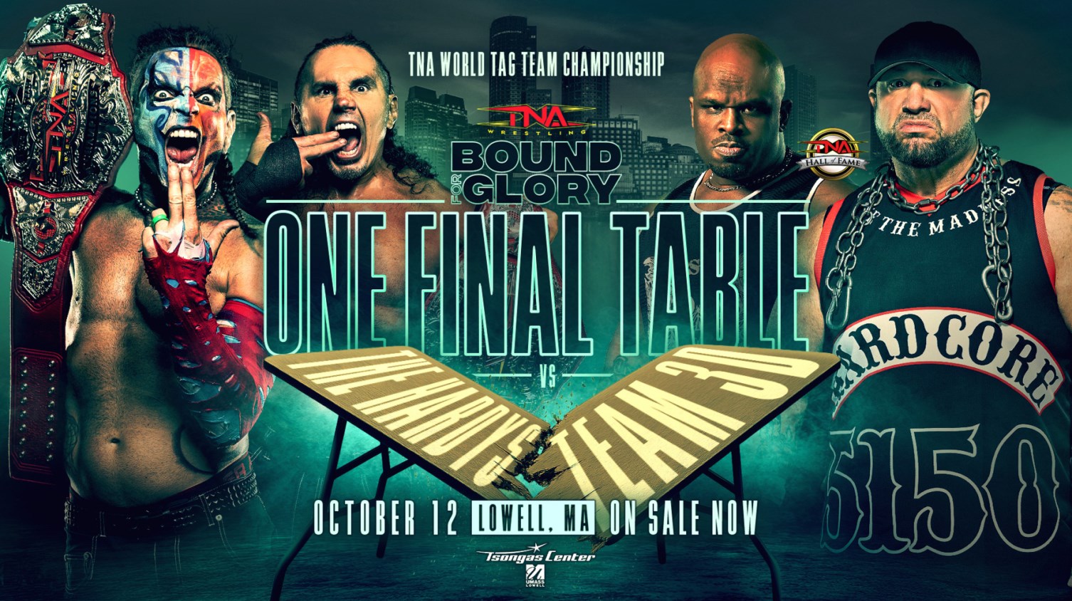TNA BOUND FOR GLORY 2025 Results: Hardy Boyz vs Dudley Boyz, Trick Williams vs Mike Santana & More