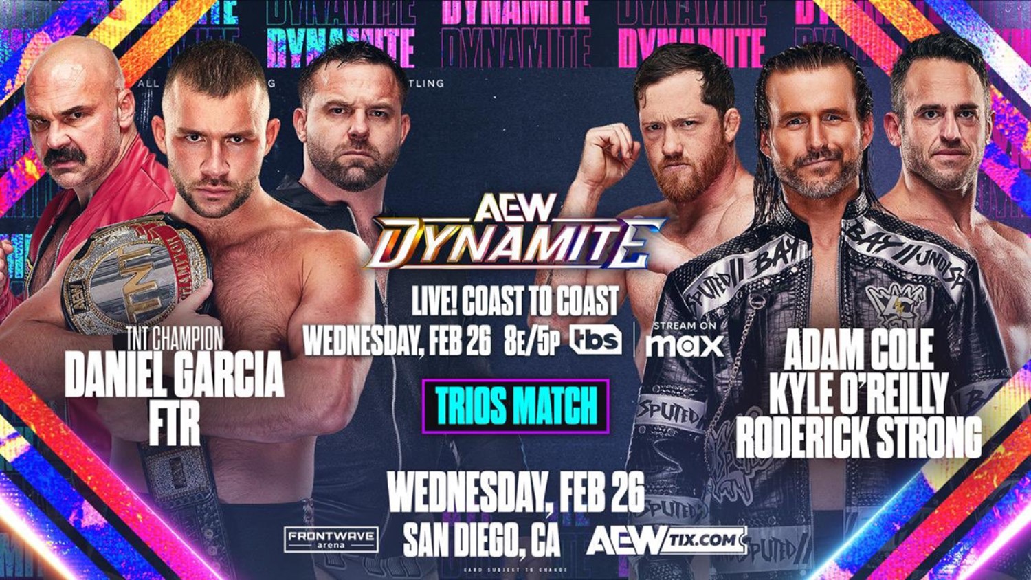 TNT Champion Daniel Garcia & FTR Are Scheduled For Tag Team Action ON AEW DYNAMITE