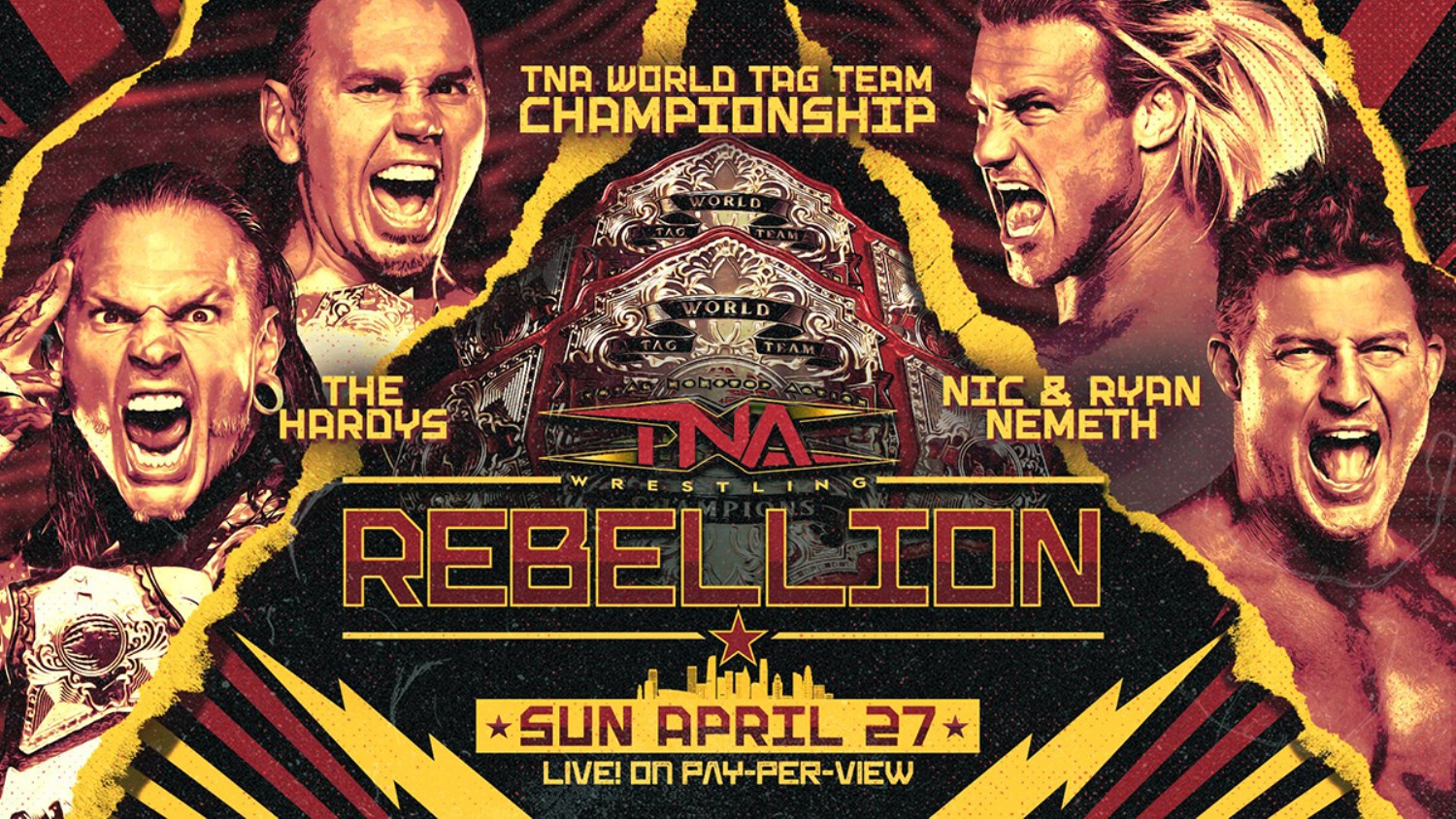 Two Huge Championship Matches Made Official For TNA REBELLION