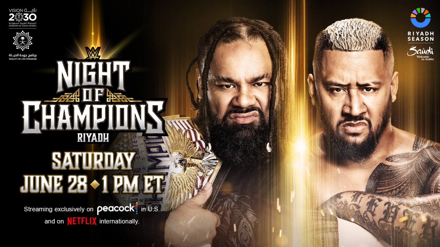 United States Title Match - Jacob Fatu vs. Solo Sikoa - Added To WWE ...
