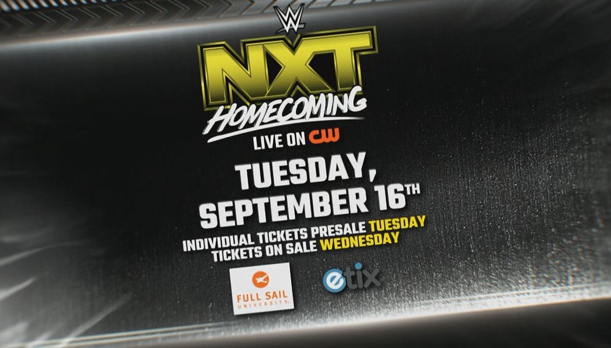 WWE Announces NXT No Mercy, NXT Halloween Havoc, & NXT Homecoming In ...