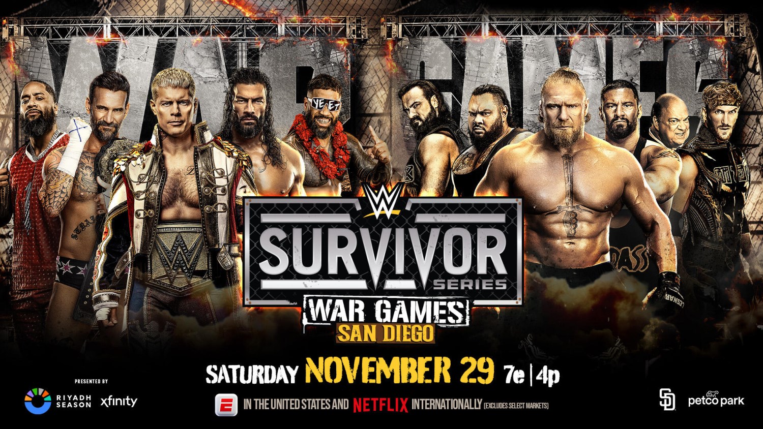 WWE SURVIVOR SERIES WARGAMES 2025 PPV Results: John Cena, CM Punk, Roman Reigns, Brock Lesnar & More
